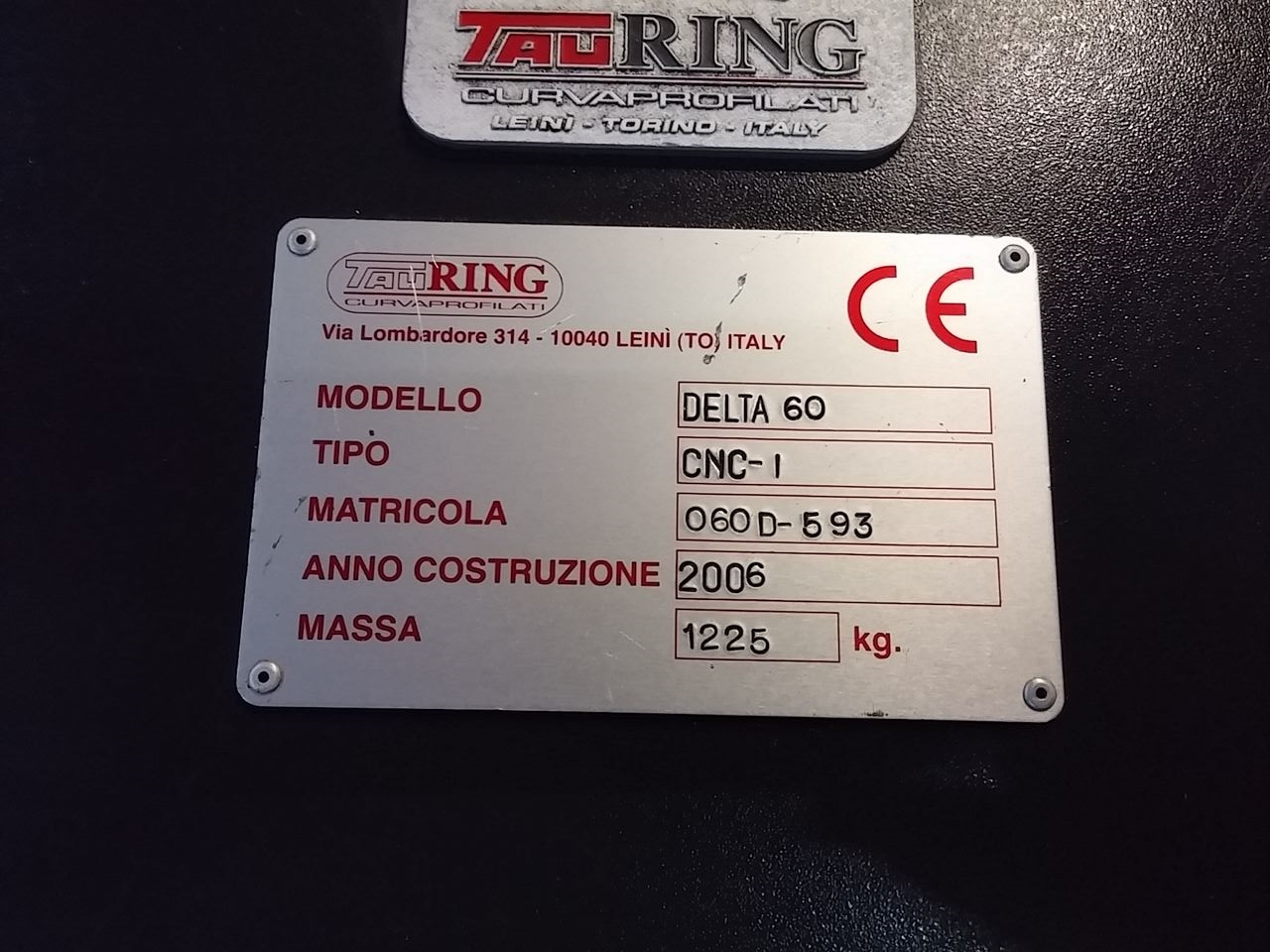 Curvatrice Tauring Delta 60 CNC-i | SIDICOM GROUP S.R.L.