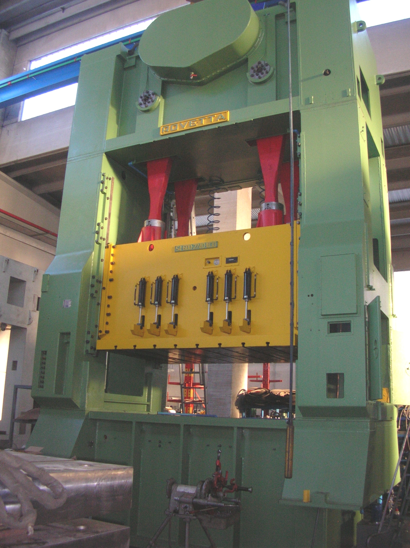 Pressa Rovetta 600 ton | SIDICOM GROUP S.R.L.